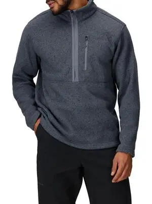 MARMOT Drop Line Half Zip Fleece Jacket - Steel Onyx Heather