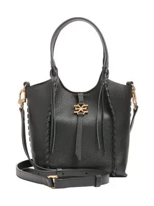 Sam Edelman Sylvia Mini Leather Crossbody Bag - Black