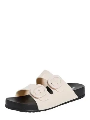 Melissa Cozy Jelly Slides - Black/beige