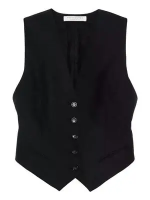 Philosophy Di Lorenzo Serafini V-neck Waistcoat - Black
