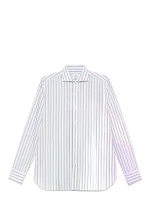 LUIGI BORRELLI Striped Shirt - White