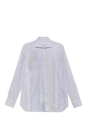 LUIGI BORRELLI Striped Shirt - White