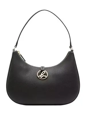 AGNÈS B. Leather Shoulder Bag - Black