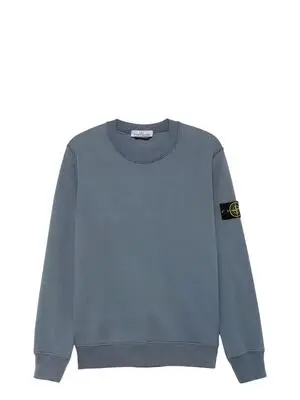 Stone Island Cotton Sweatshirt Blue