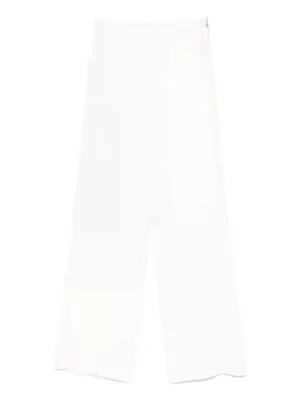 Patrizia Pepe Crepe Trousers - White