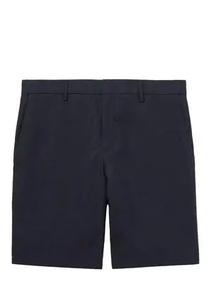 Paul Smith Straight-leg Linen Bermuda Shorts - Blue