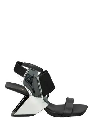 United Nude 80mm Leather Sandals - Silver