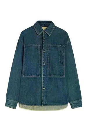 JIL SANDER Long-sleeve Denim Shirt - Blue