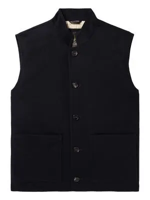 Loro Piana Storm System Cashmere-felt Gilet - Blue