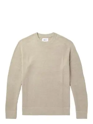 Nn07 Kevin 6600 Ribbed Organic Cotton Sweater - Neutrals
