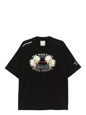 WOOYOUNGMI Palm Tree T-shirt - Black