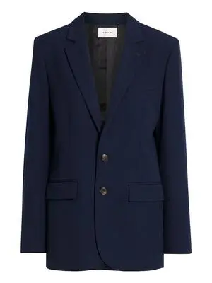 FRAME Everyday Twill Blazer - Navy