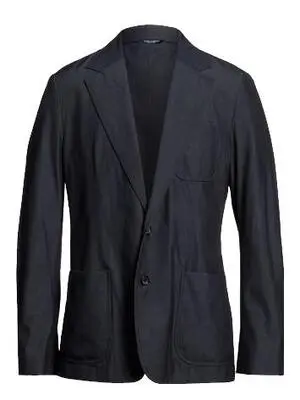 Dolce & Gabbana Blazer Size Virgin Wool, Polyamide - Blue