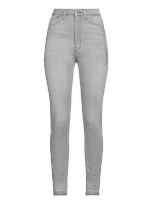 Karl Lagerfeld Slim Fit High-waisted Jeans - Grey