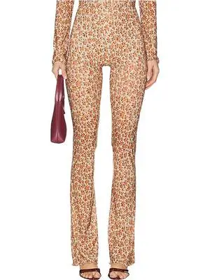 KNWLS Halcyon Legging In Burnt Orange - Scorched Flower