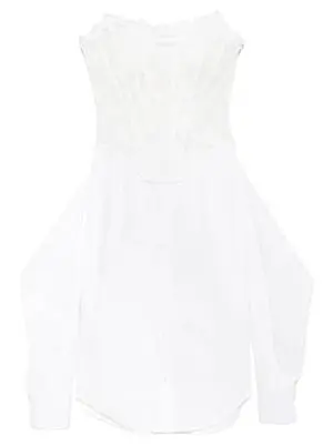 Giuseppe Di Morabito Deconstructed Midi Dress - White