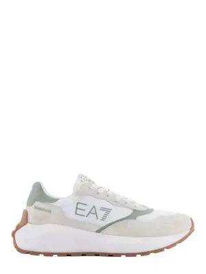 Emporio Armani Logo-appliqué Sneakers - White