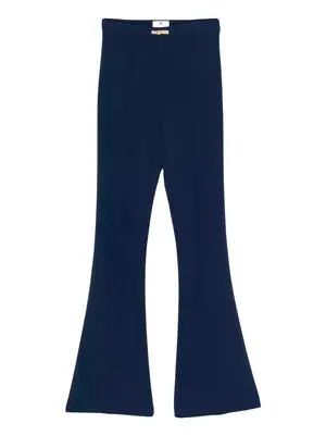Elisabetta Franchi Crepe Trousers - Blue