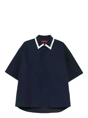 Gucci Logo-detail Shirt - Blue