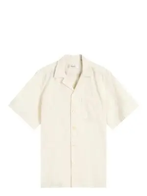 FORET Hush Seersucker Vacation Shirt - Cloud