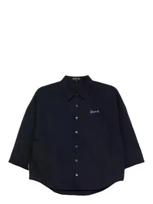 SPORT B. BY AGNÈS B. Seersucker Shirt - Blue