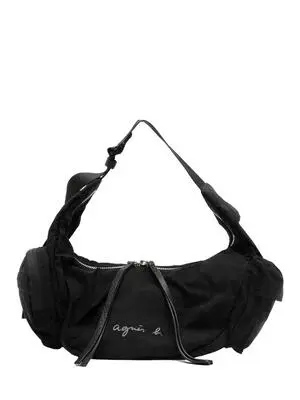 AGNÈS B. Nylon Shoulder Bag - Black