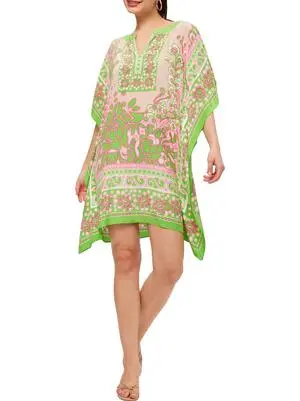 Trina Turk Theodora Floral Print Caftan Dress - Multi