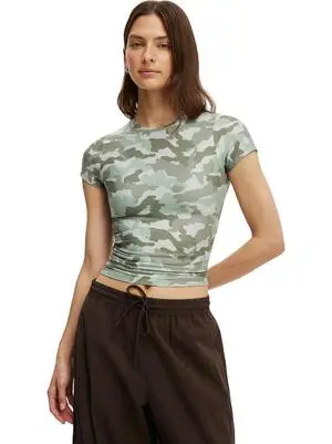 Cotton:on COTTON:ON BODY ACTIVE Ultra Soft Fitted T-Shirt Camo
