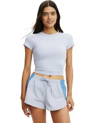 Cotton:on Active Ultra Soft Fitted T-shirt - Violet Blue