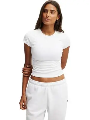 Cotton:on Active Ultra Soft Fitted T-shirt - White