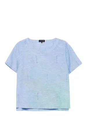 SPORT B. BY AGNÈS B. Logo Print Top - Blue