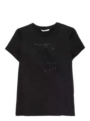 Max Mara Logo Detail T-shirt - Black