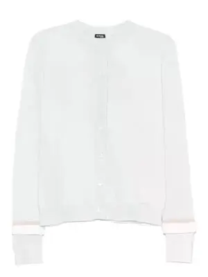 KITON Kiton Logo Plaque Cardigan