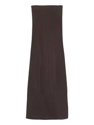 Max Mara Aprile Knitted Maxi Skirt - Brown