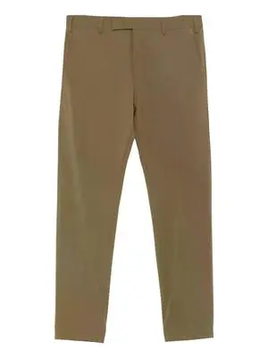 PT TORINO Tapered Tailored Trousers - Brown