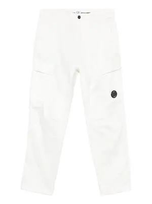 C.P. COMPANY Lens-detail Cargo Trousers - White