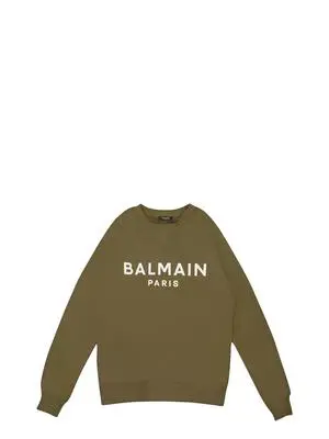 Balmain Printed Sweatshirt - Green