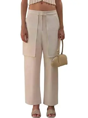 Cult Gaia Topanga Trousers - Neutrals