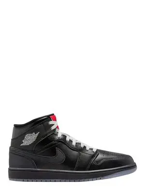 JORDAN Air 1 Mid Se Metallic Sneakers - Black