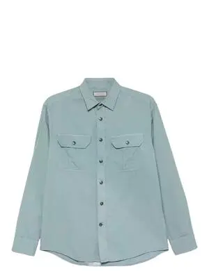 Canali Twill Shirt - Blue