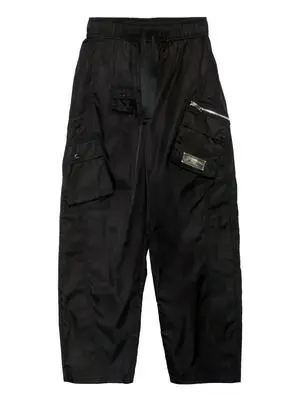 GANNI Cargo Trousers - Black