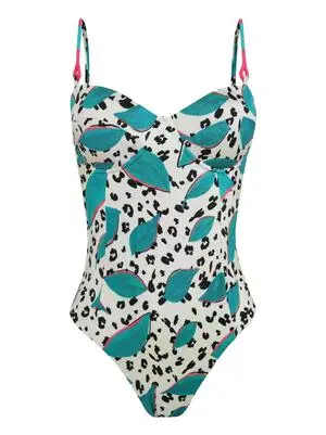 BRIGITTE Name' One-piece Swimsuit - White