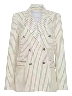 ADAM LIPPES Adam Lippes Pinstriped Twill Blazer