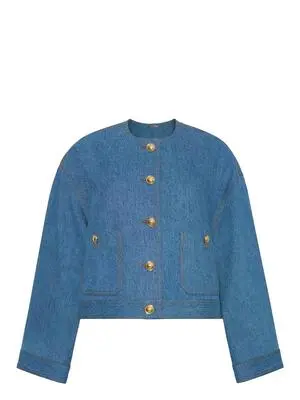 ADAM LIPPES Adam Lippes Nessy Denim Jacket