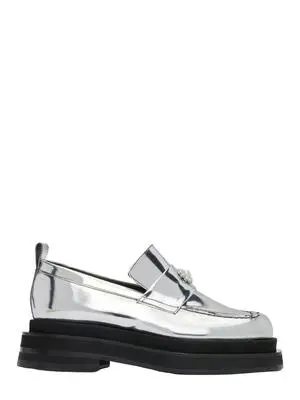 Simone Rocha Heart-toe Platform Loafers - Silver