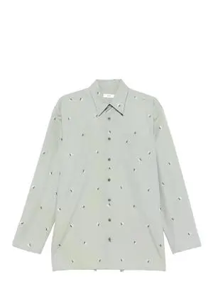 RIER Argile Flowers Poplin Shirt
