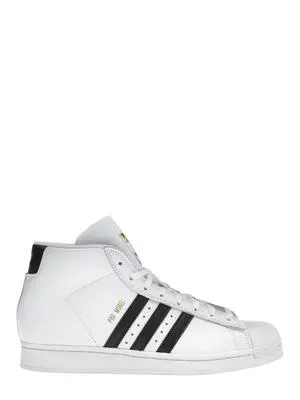 Adidas Pro Model Adv High-top Sneakers - Cloud White/core Black/gold Metallic