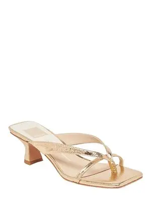 Dolce Vita Brevel Sandals - Gold Distressed