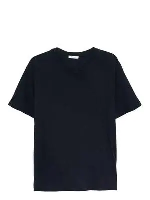 Boglioli Slub-texture T-shirt - Blue