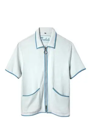 TOMBOLO Standard Issue Cabana Shirt - Sky Blue